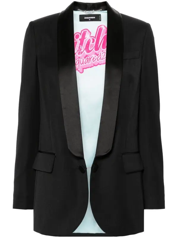 Dsquared2 Crystal-embellished Fringed Blazer