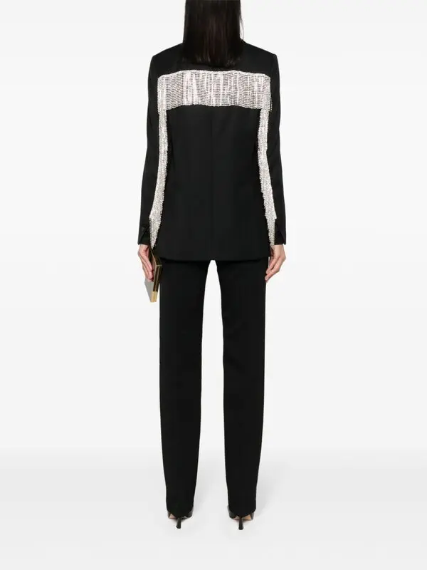 Dsquared2 Crystal-embellished Fringed Blazer