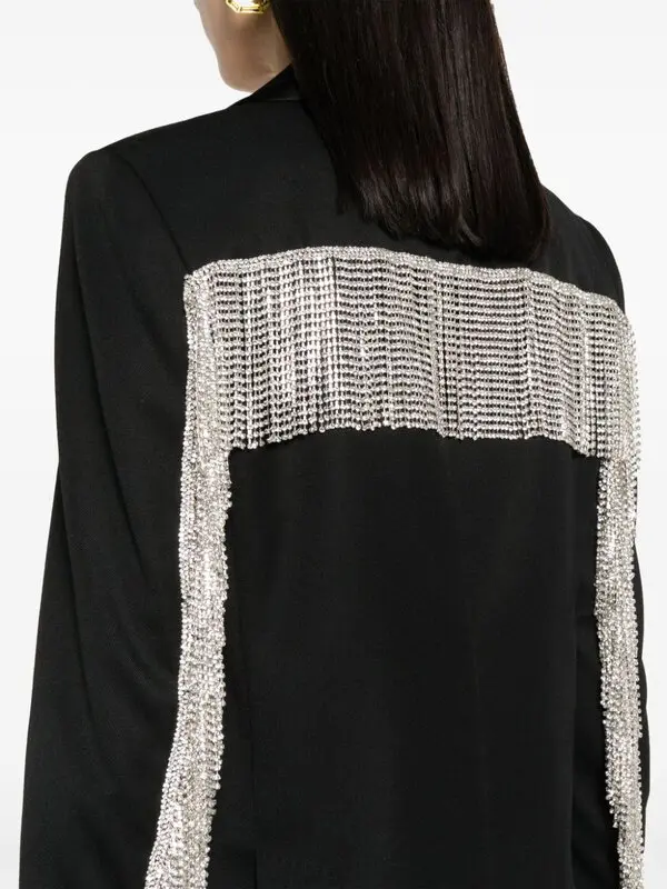 Dsquared2 Crystal-embellished Fringed Blazer