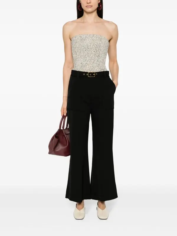 Zimmermann Cropped Flared Trousers