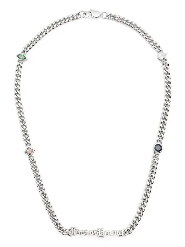 DARKAI Forever Young Crystal-embellished Necklace - Silver