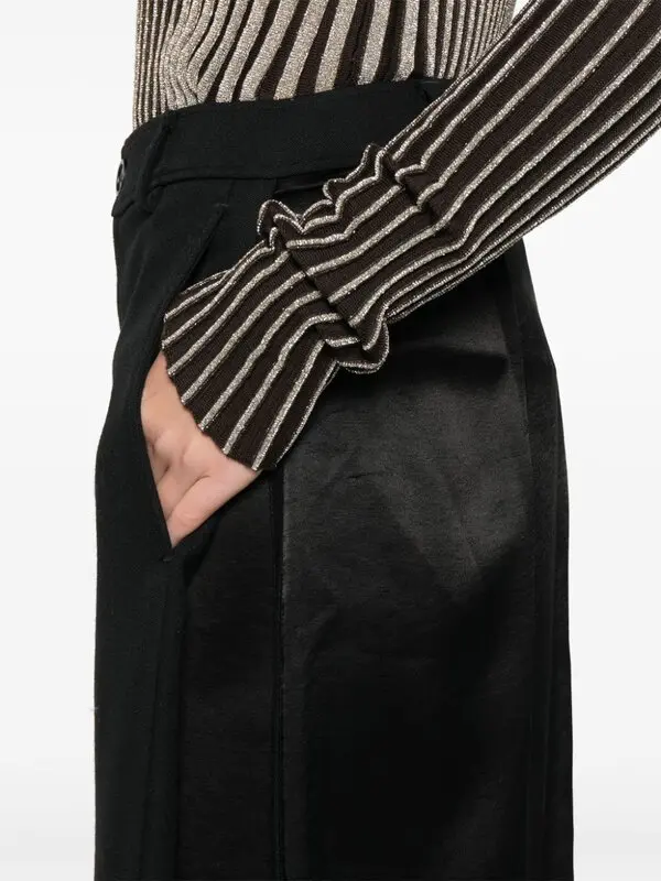 Balenciaga Layered Midi Skirt