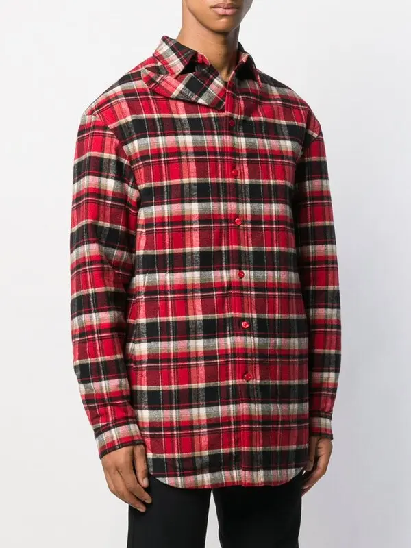 Balenciaga Checked Padded Shirt