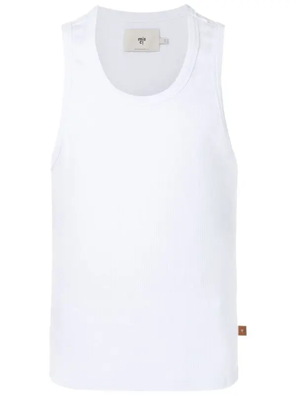 MISCI Machinho Ribbed Tank Top - White