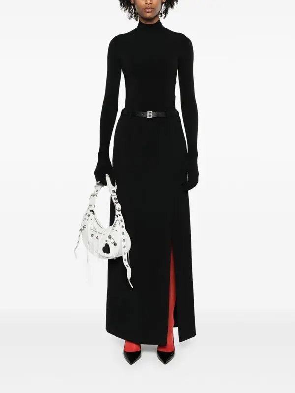 Balenciaga Slit Tailored Maxi Skirt