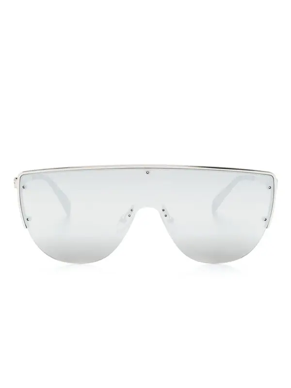 Alexander McQueen Shield Sunglasses - Silver