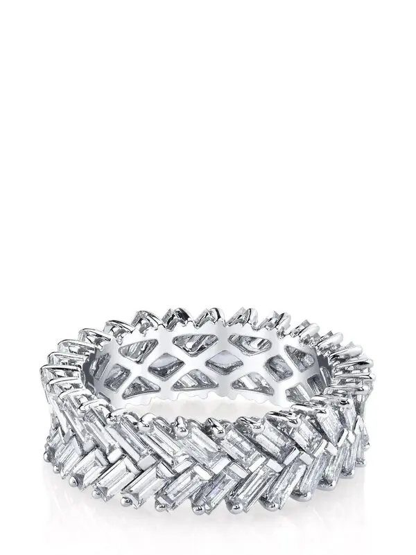 ANITA KO White Gold Baguette Ring