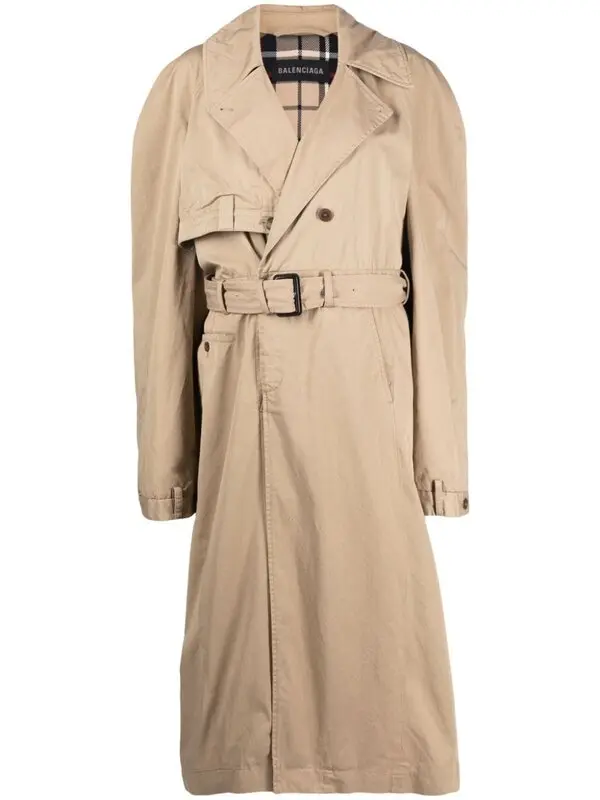 Balenciaga Belted Trench Coat