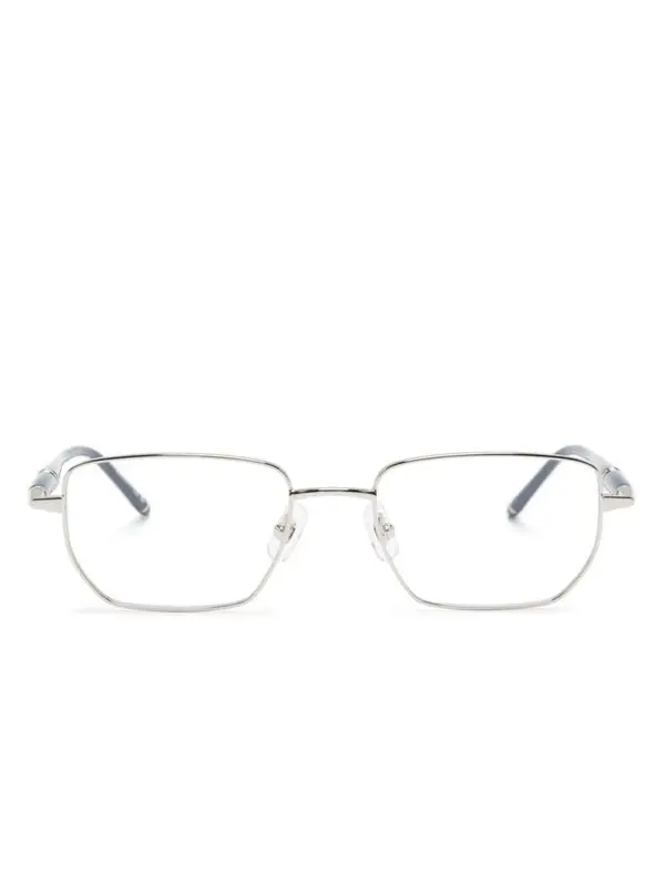 Montblanc Rectangle-frame Glasses - Silver