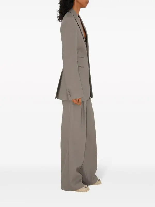 Burberry Wool Tailored Trousers - Neutrals