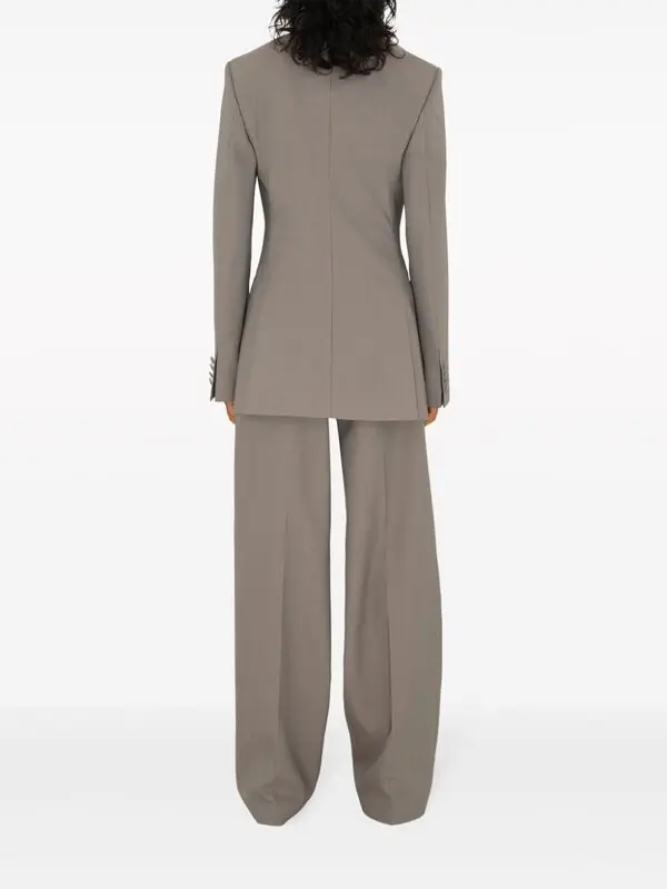 Burberry Wool Tailored Trousers - Neutrals