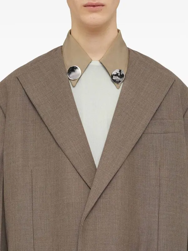 JIL SANDER Single-breasted Wool Blazer