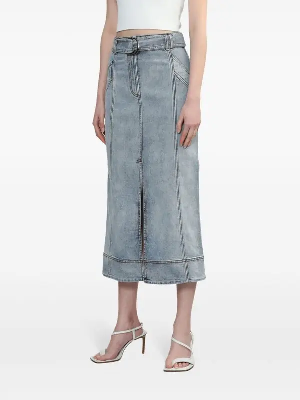 Aje Denim Midi Skirt