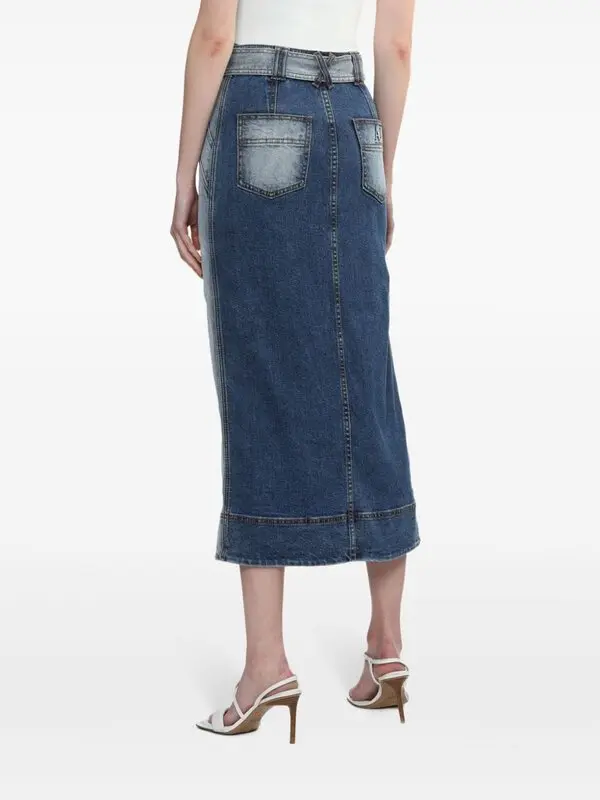 Aje Denim Midi Skirt
