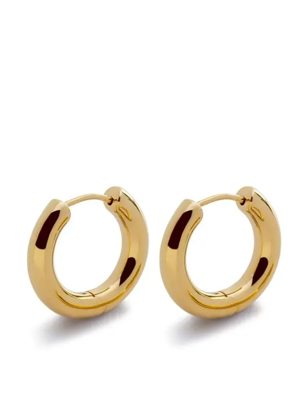 Monica Vinader Essential Small Hoop Earrings - Gold