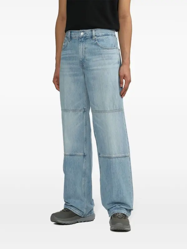 Helmut Lang Mid-rise Wide-leg Jeans - Blue