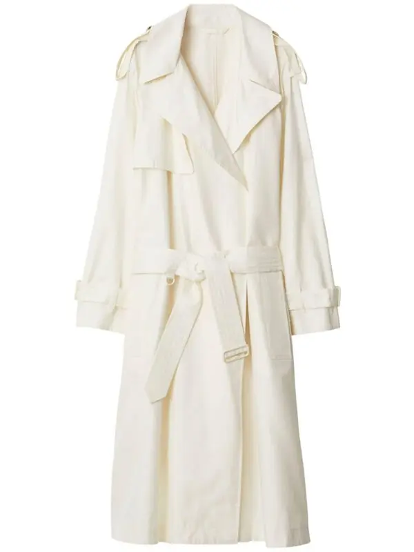 Burberry Gabardine Double-breasted Trench Coat