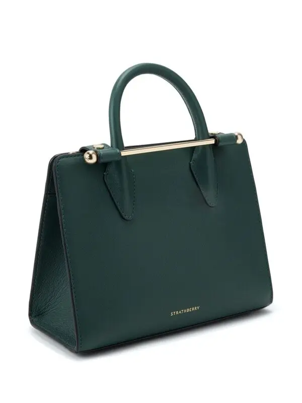 Strathberry The Nano Leather Tote Bag - Green