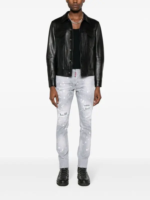 Dsquared2 Cool Guy Mid-rise Slim-fit Jeans - Grey