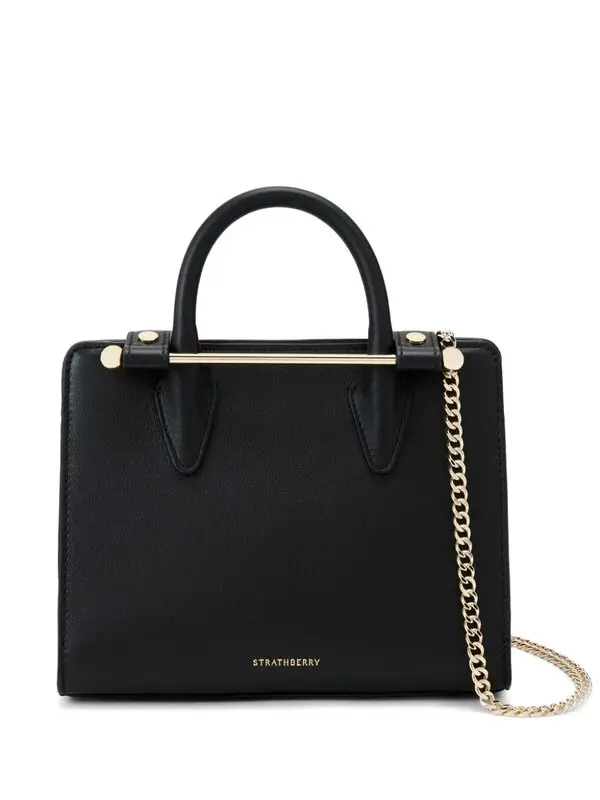 Strathberry The Nano Tote Bag - Black