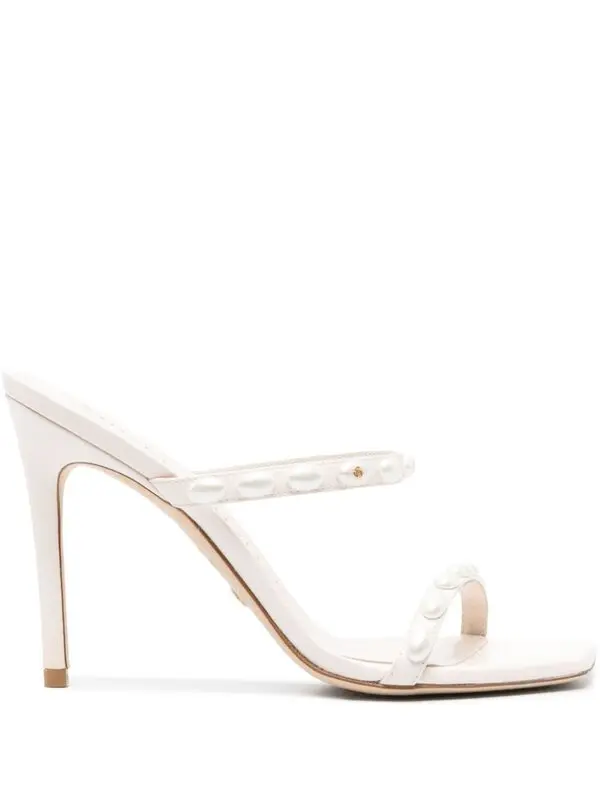 STUART WEITZMAN 100mm Leather Mules