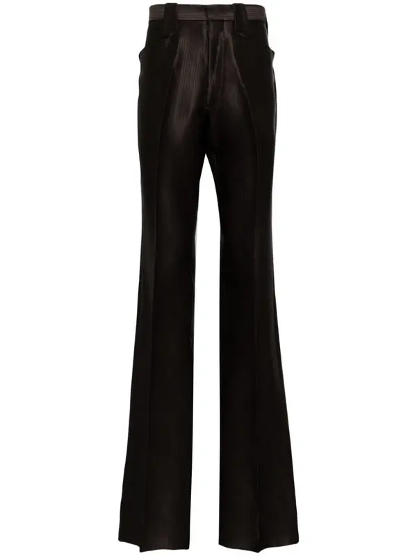MAISON MARGIELA Herringbone Straight-leg Trousers - Brown