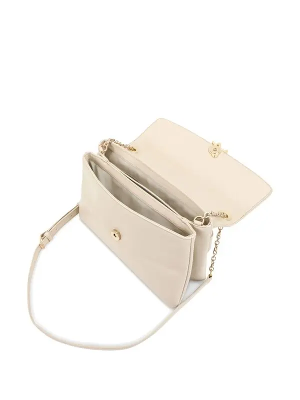AGNES B. Logo-plaque Leather Crossbody Bag