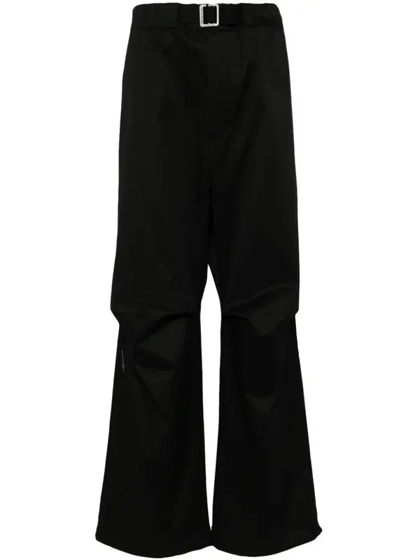 DARKPARK Belted Cropped Trousers
