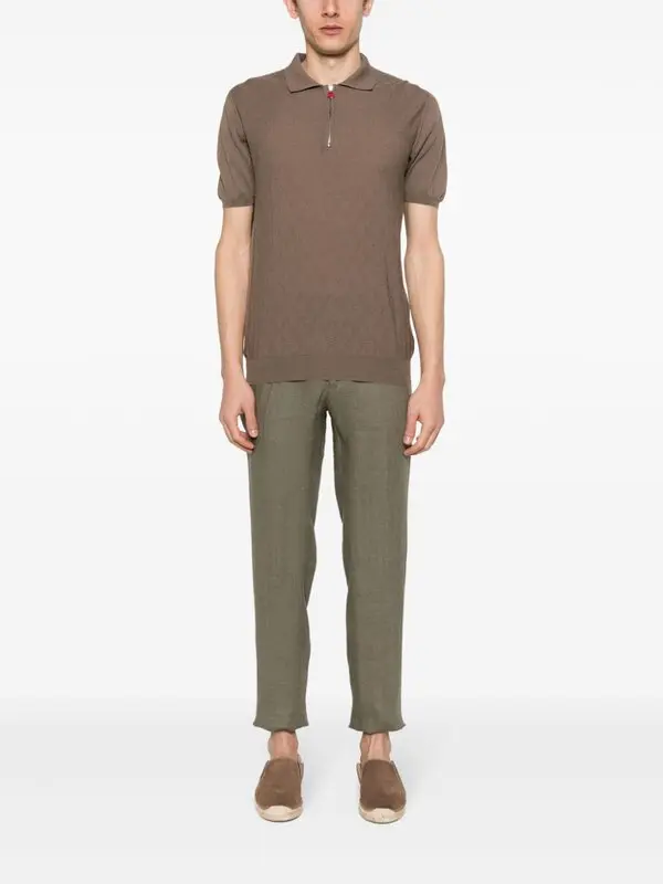 Kiton Tailored Linen Trousers