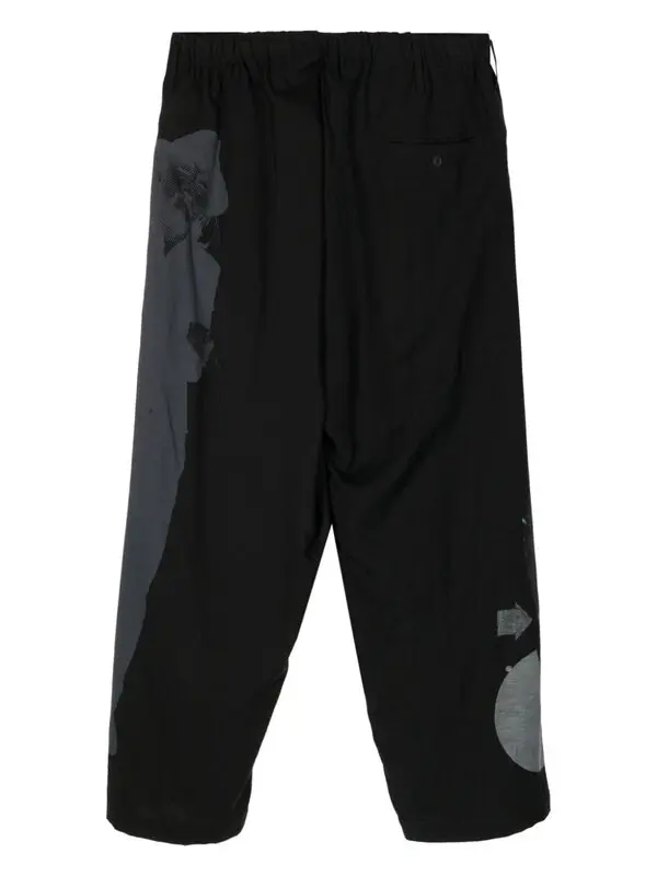 Yohji Yamamoto Printed Trousers