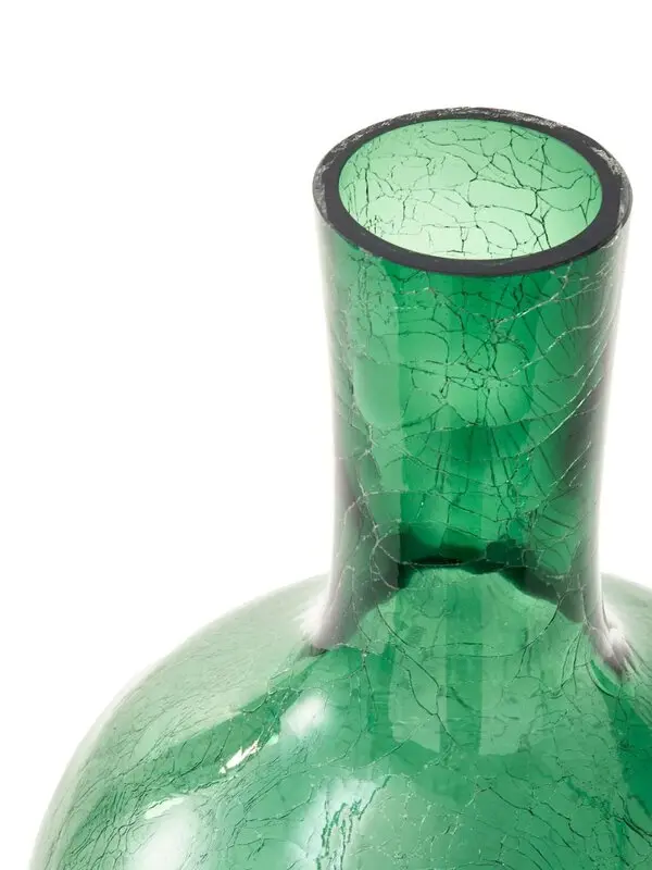 POLSPOTTEN Large Ball Body Glass Vase - Green