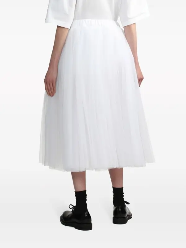 BLACK COMME DES GARÇONS Tulle Midi Skirt