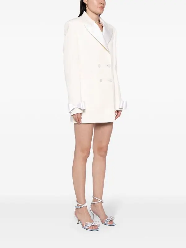 Mach & Mach Bow-embellished Blazer Dress