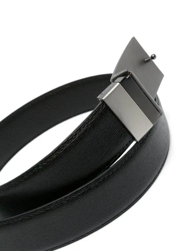 Just Cavalli Logo-debossed Leather Belt