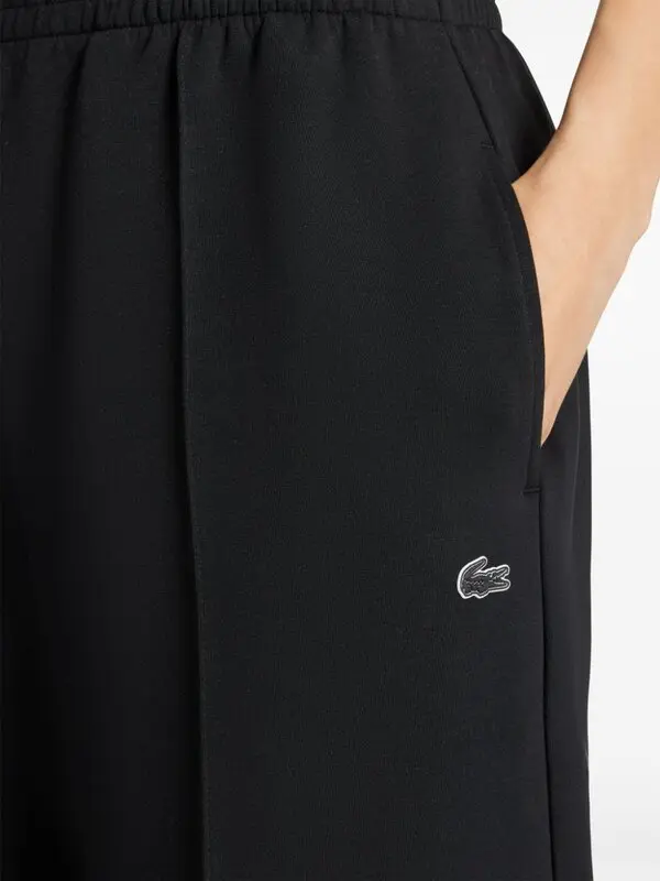 Lacoste Logo-embroidered Track Pants - Black