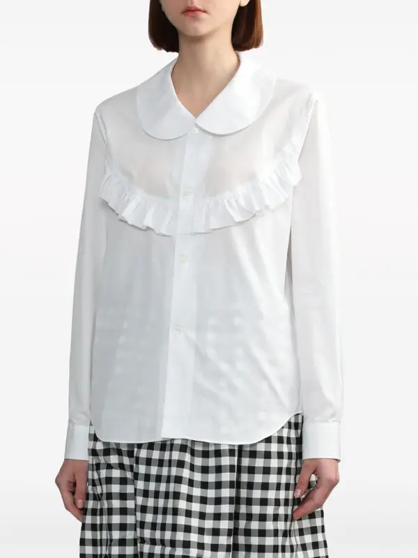 Comme Des Garçons Ruffle-trimmed Shirt