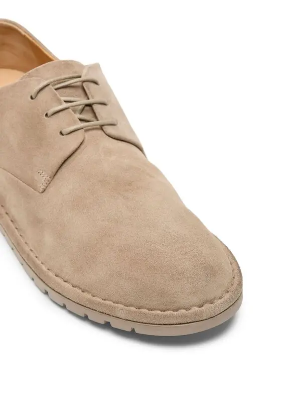 Marsèll Sancrispa Suede Derby Shoes - Neutrals
