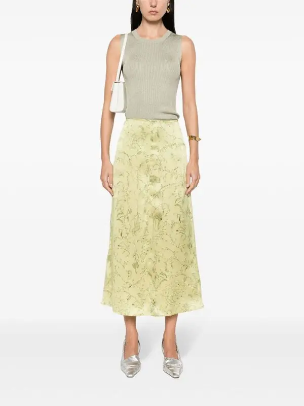 Fabiana Filippi Ribbed-knit Tank Top - Green