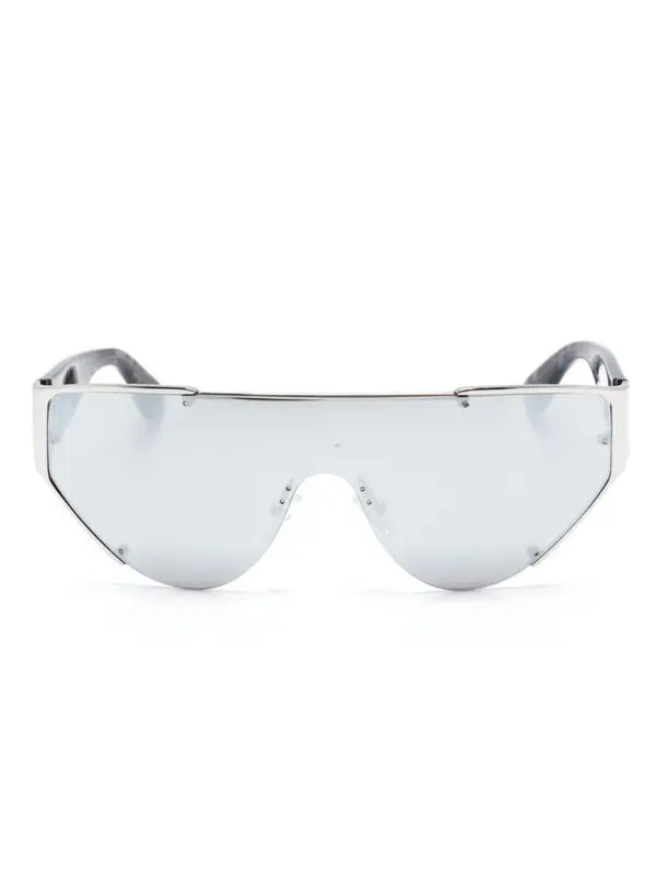 Alexander McQueen Shield Sunglasses - Silver