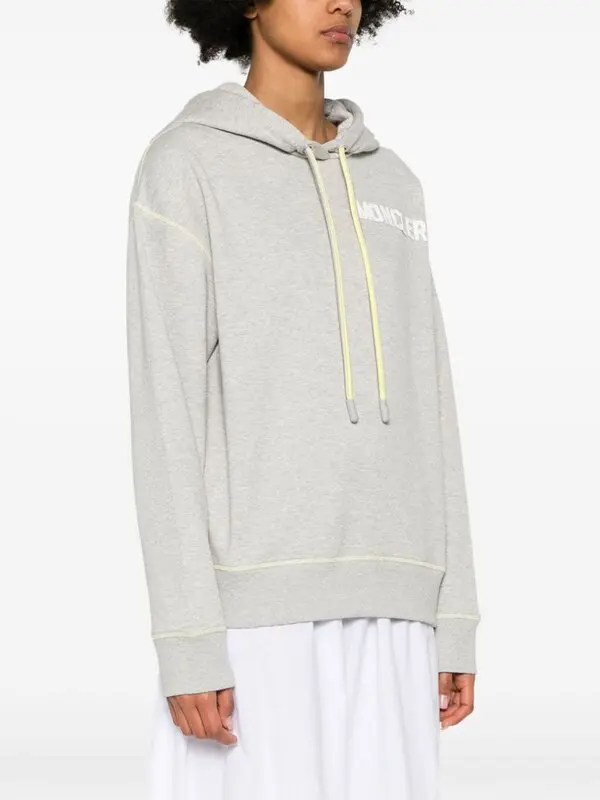 Moncler Logo-embroidered Cotton Hoodie