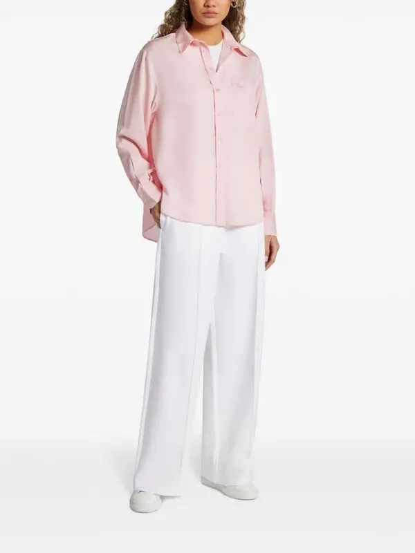 Lacoste Wide-leg Track Pants - White