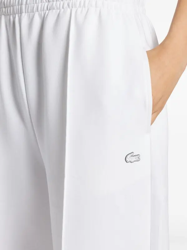 Lacoste Wide-leg Track Pants - White