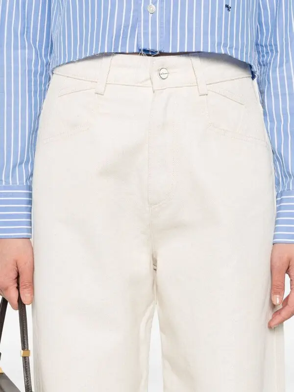 Kiton High-waisted Straight-leg Jeans