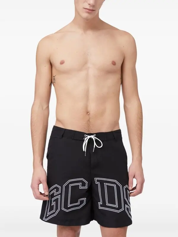 Gcds Logo-print Swim Shorts