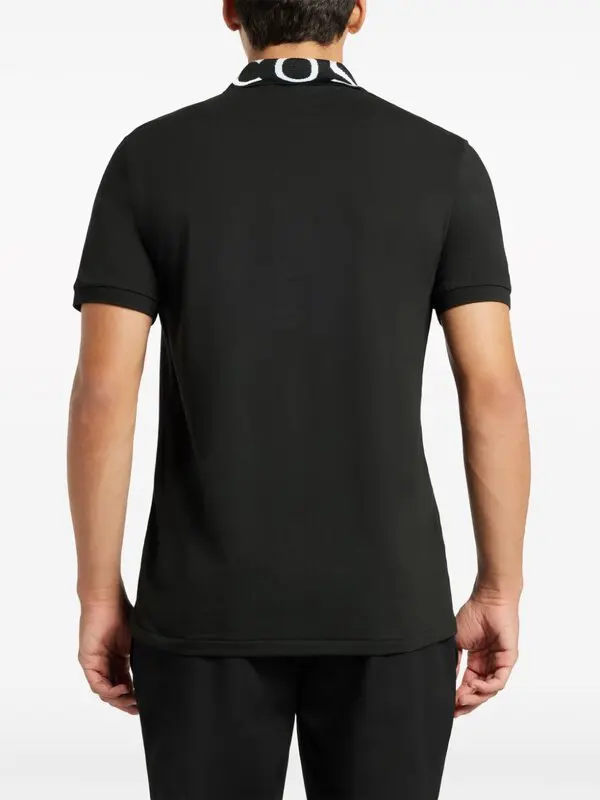 Lacoste Branded Collar Logo-appliqué Polo Shirt