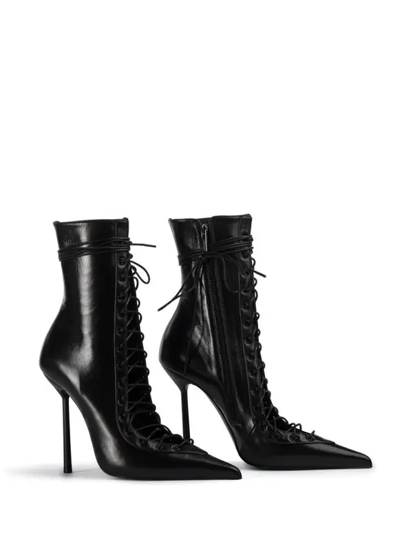 LE SILLA Colette 120mm Ankle Boots - Black