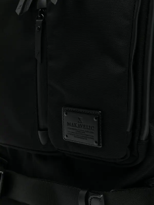 MAKAVELIC Logo-appliqué Zipped Backpack