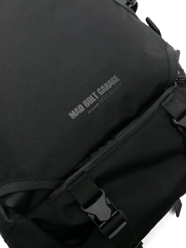 MAKAVELIC Logo-print Buckled Backpack