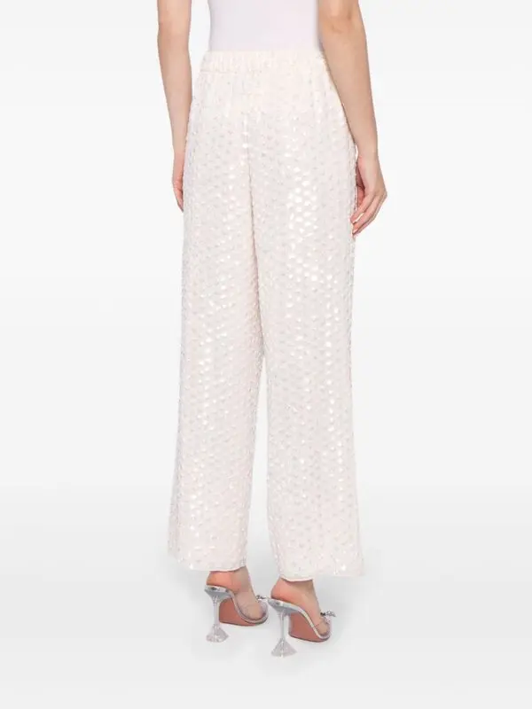 NEEDLE & THREAD Raindrop Sequin Trousers