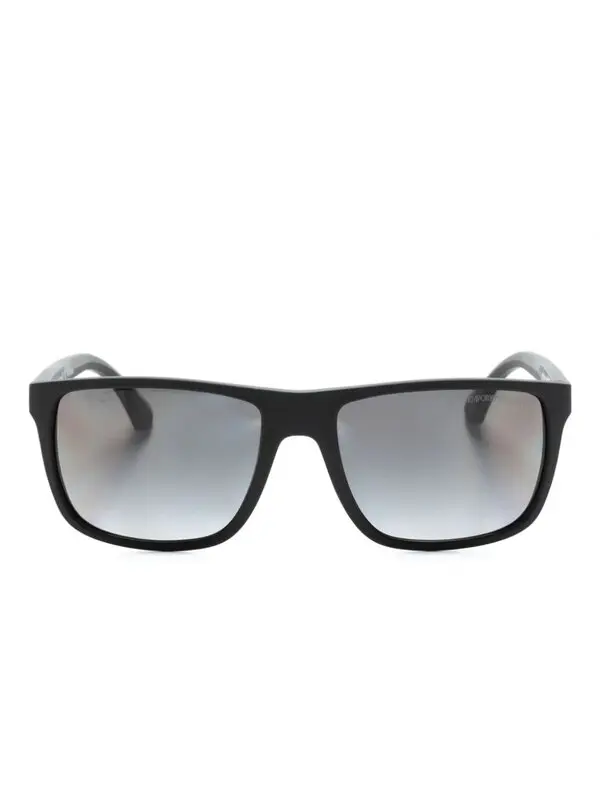 Emporio Armani Rectangle-frame Sunglasses - Grey